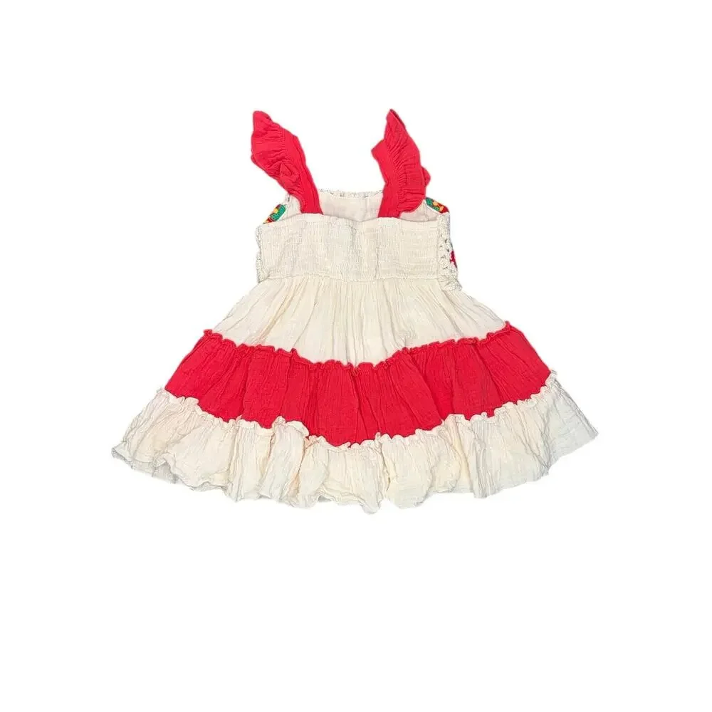 Rare Editions | Dresses | Rare Editions Toddler Girl Strawberry Crochet ...